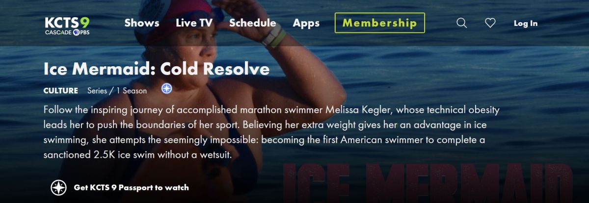 Ice Mermaid: Cold Resolve – Now on Cascade PBS! – In the Blue